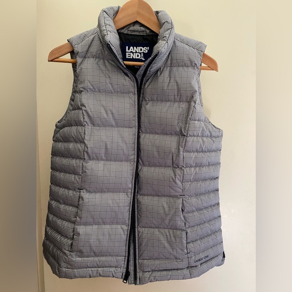 Lands' End | Jackets & Coats | Nwot Lands End Black And White ...